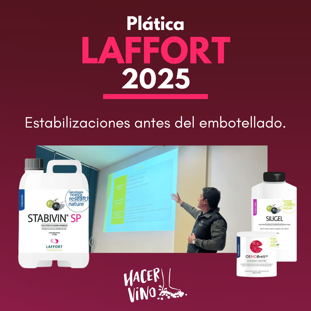 Plática LAFFORT 2025 "Estabilizaciones antes del embotellado" – Hacer Vino