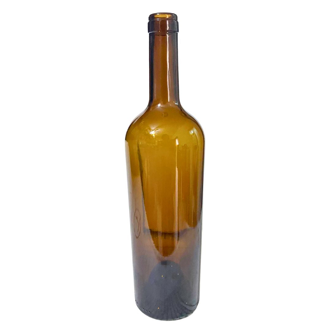 Botella Vidrio Insignia Cónica Ébano 750 ml – 1 Pieza - Hacer Vino