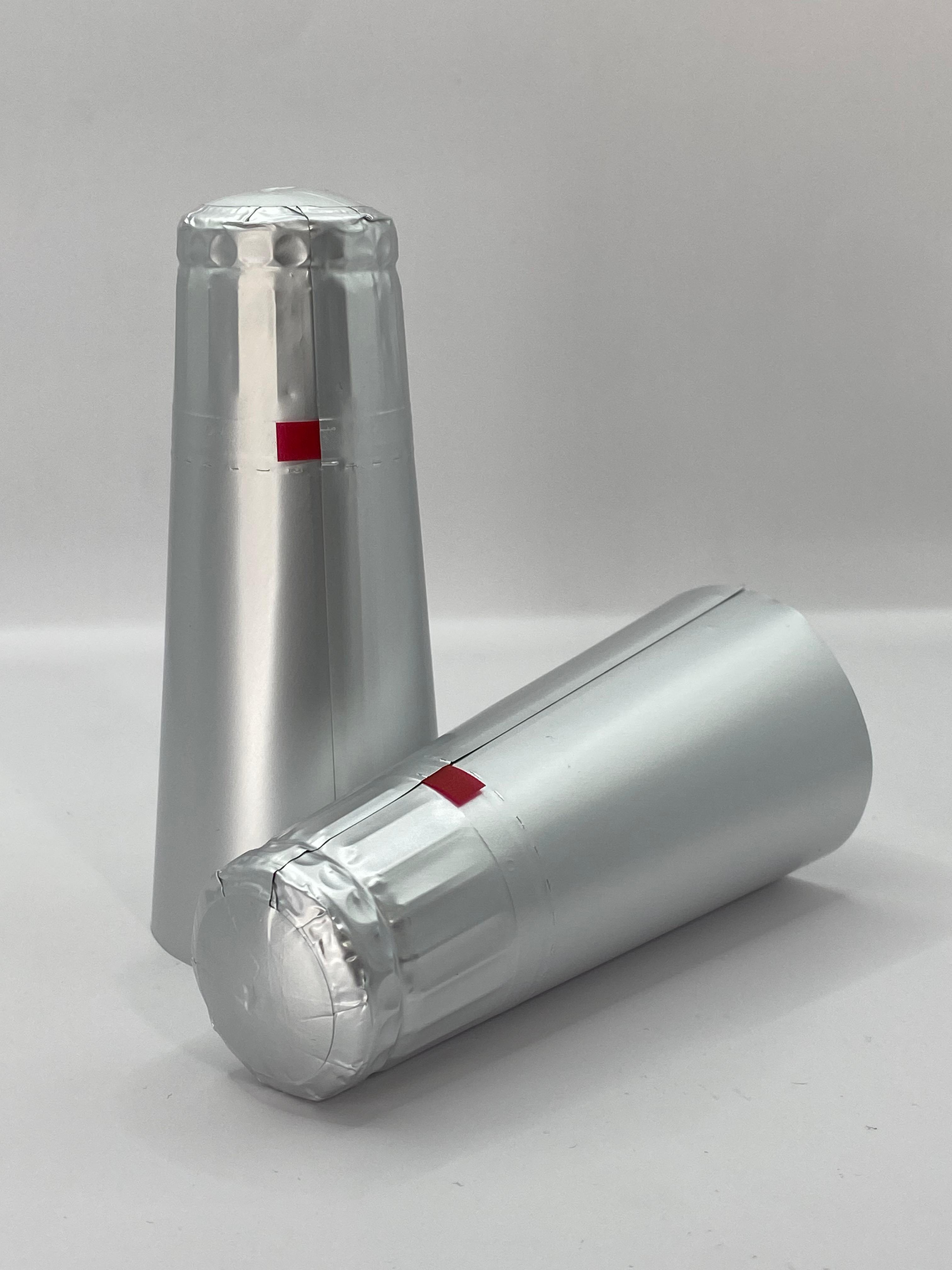 Cápsula Polilaminada Color Plata 34x123mm para botellas de Vino espumo ...