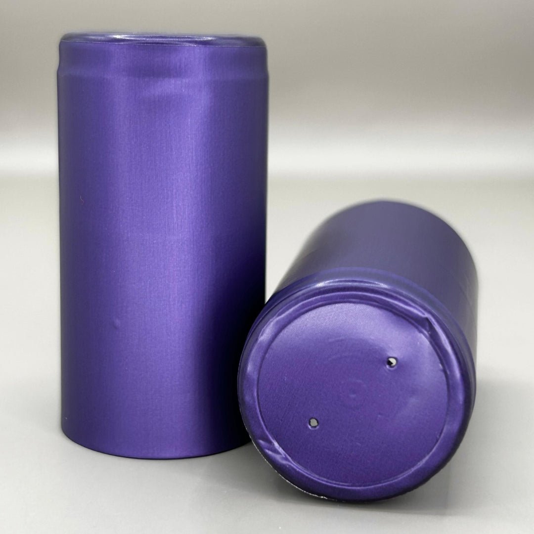 Cápsula Polilaminada Morado Mate 29x56mm - Paquete 100 Pz - Hacer Vino