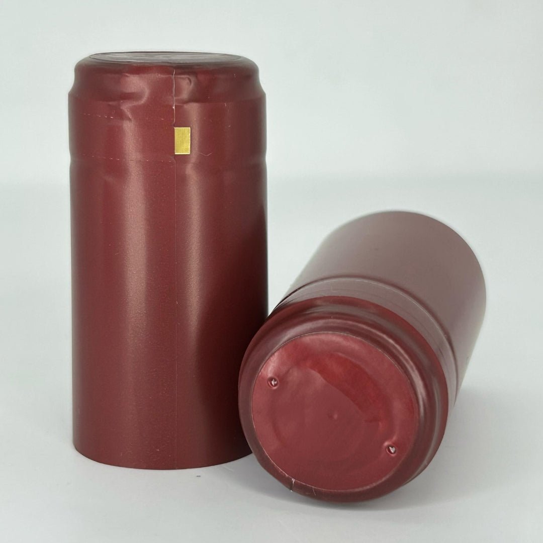 Cápsula PVC Color Vino 30x60mm - Paquete 100 Pz - Hacer Vino